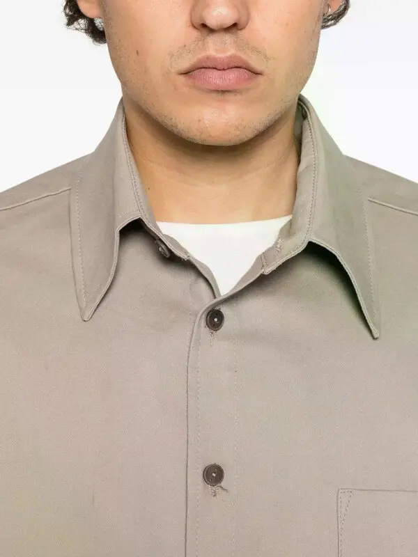 HEVO Chest-pocket Button-up Shirt
