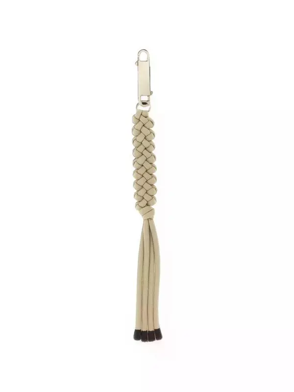 Rick Owens X Braided-tassel Keychain - Grey