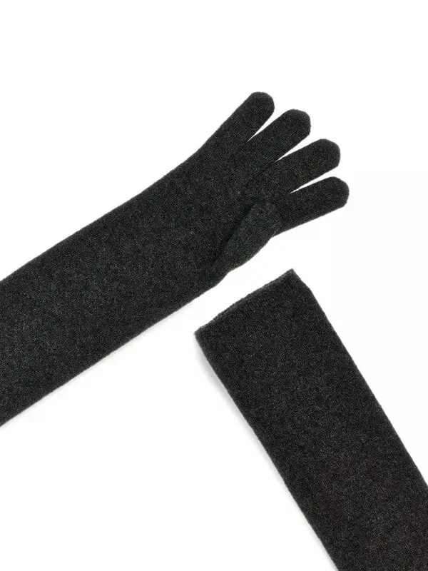 Max Mara Fine-knit Long Gloves