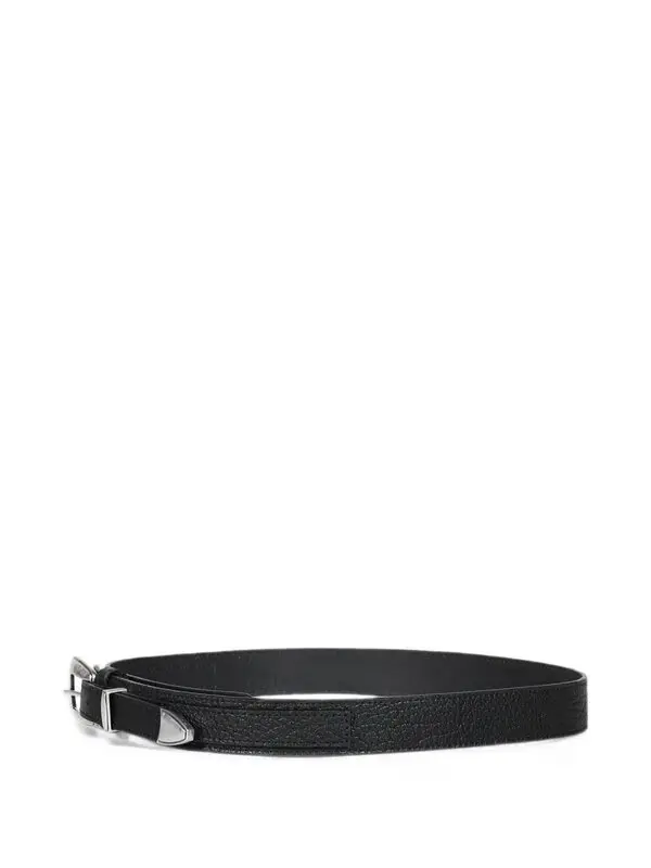 LEMAIRE Minimal Western Belt In Grained Cow Leather