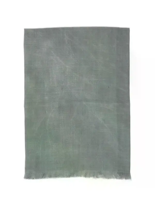 GRAN SASSO Gradient-effect Frayed Scarf