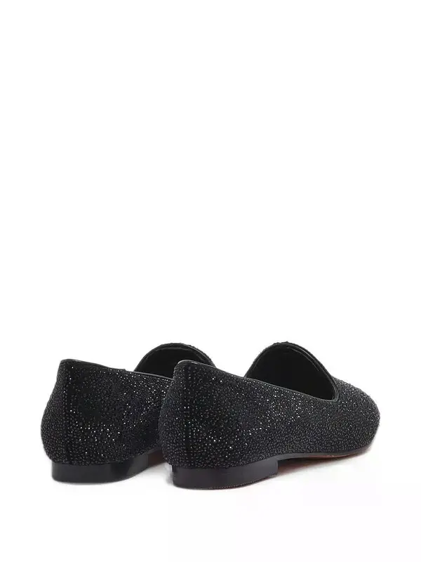 TWENTY FOURHAITCH Syara Crystal-embellished Loafers