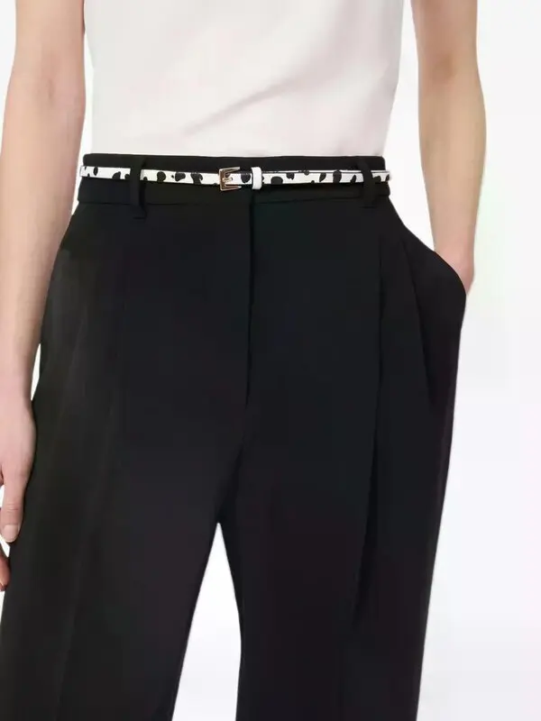 Max Mara Belted Pleated Trousers