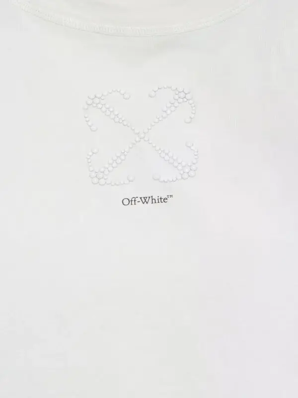 Off-White Arrow-motif Cropped T-shirt