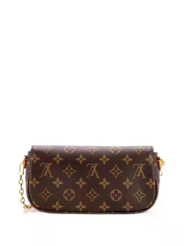 LOUIS VUITTON Ivy Wallet On Chain Monogram Canvas Shoulder Bag - Brown