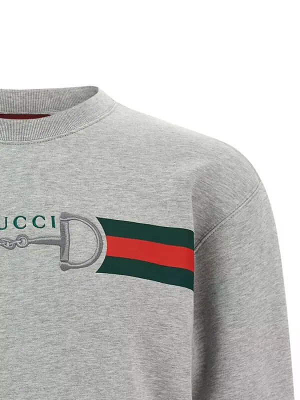 Gucci Horsebit Web-stripe Sweater