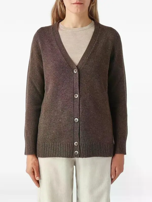 GRAN SASSO V-neck Button-up Cardigan