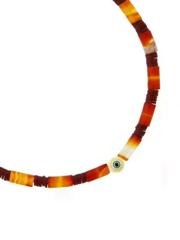 Luis Morais Symbol Eye Agate Bracelet