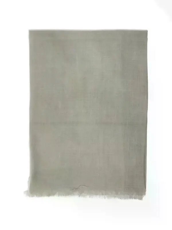 GRAN SASSO Gradient Frayed Scarf