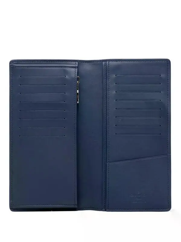 LOUIS VUITTON 2021 Monogram Ink Watercolor Portefeuille Brazza Bifold Wallet Long Wallets