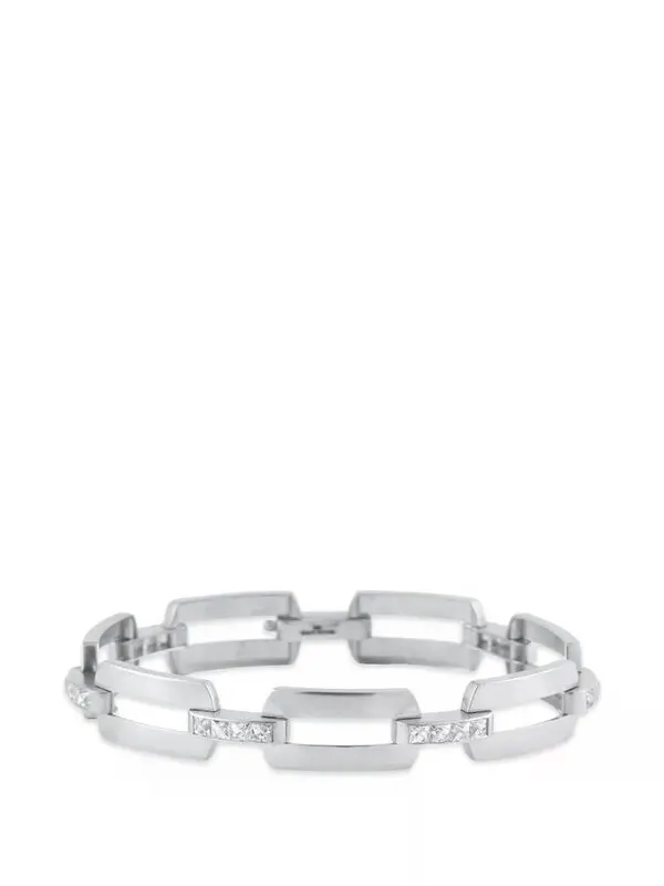 SYLVA & CIE Diamond Buckle Bracelet - Silver