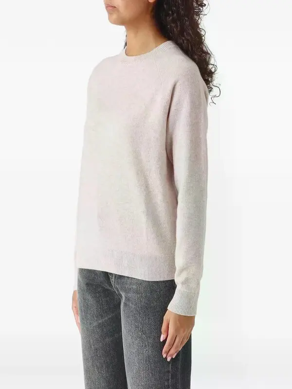 MC2 SAINT BARTH Beige Delphine Cashmere Crewneck Knit