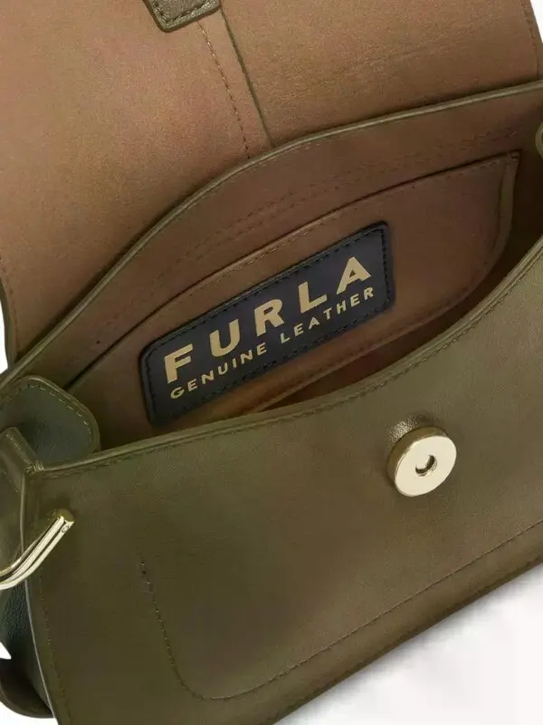 Furla Mini Flow Leather Clutch Bag