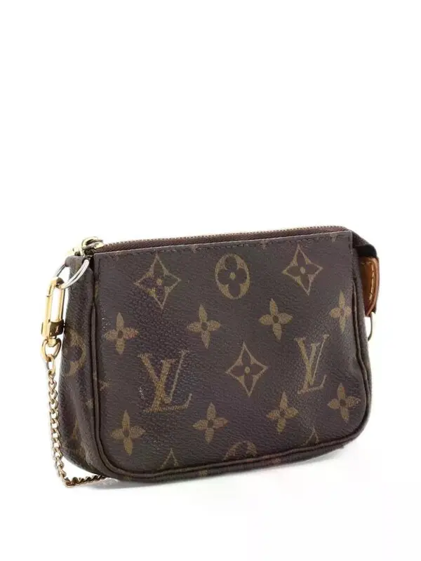 LOUIS VUITTON Pochette Accessoires Monogram Canvas Mini Clutch Bag