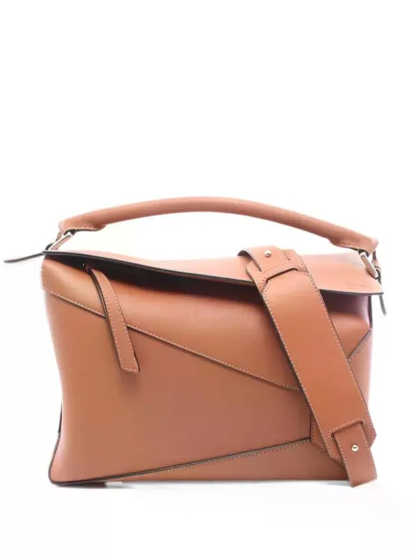 Loewe 2020s Puzzle Edge Shoulder Bag - Brown