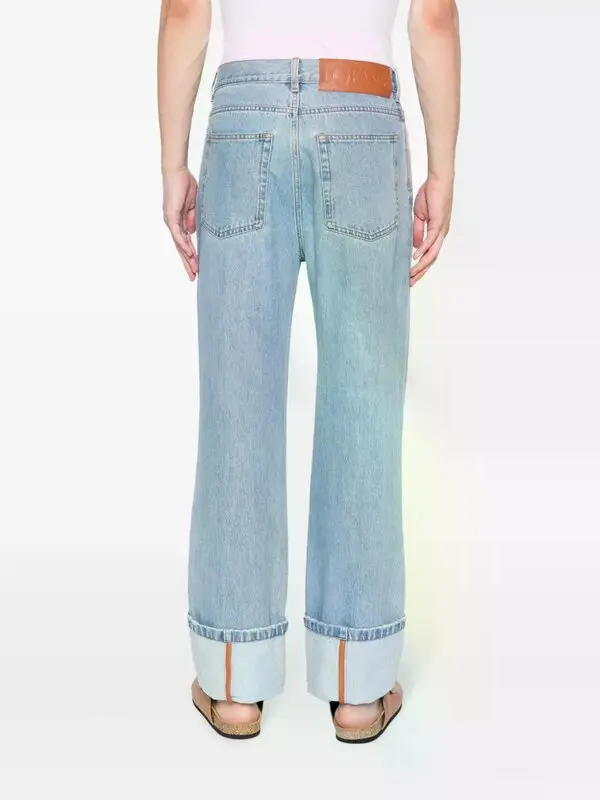 Loewe Mid-rise Wide-leg Jeans