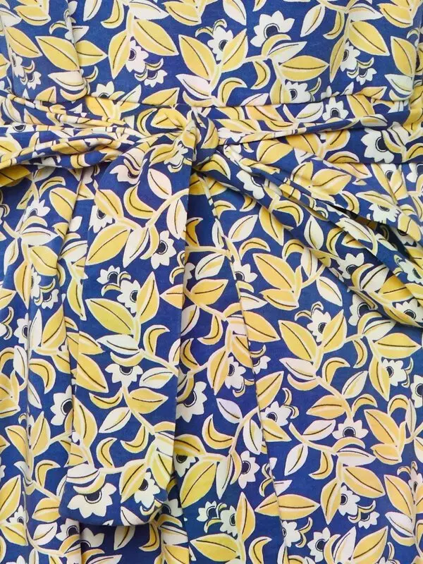 Max Mara Floral-print Sleeveless Midi Dress