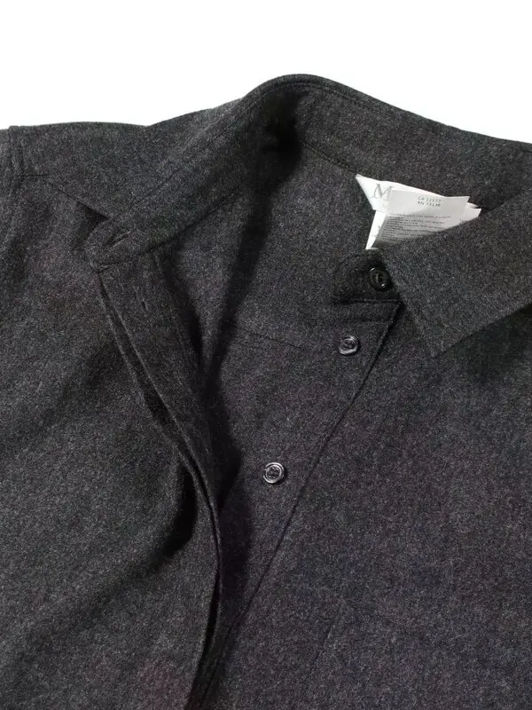 Max Mara 2010s Logo-embroidered Belted Shirt Dress
