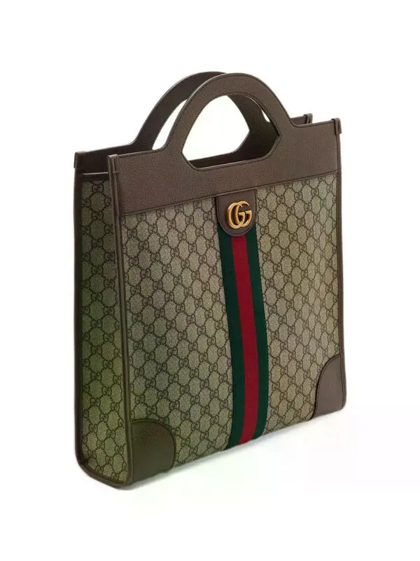 Gucci Ophidia Gg Supreme Tote Bag - Neutrals