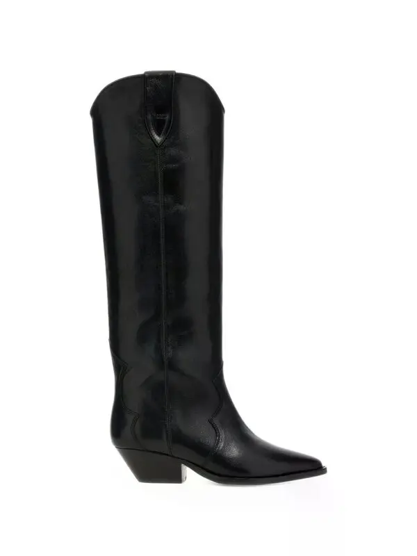 Isabel Marant Étoile Western-style Leather Boots - Black