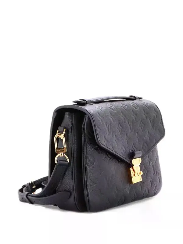 LOUIS VUITTON Pochette Metis Monogram Empreinte Leather Crossbody Bag