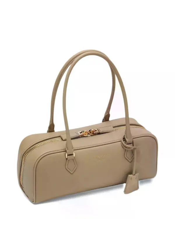 Prada Logo-print Leather Shoulder Bag