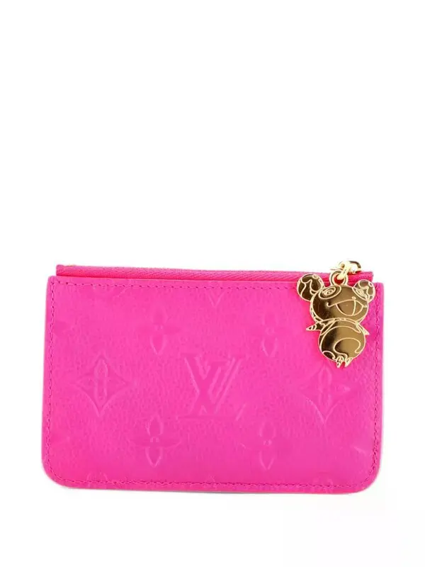 LOUIS VUITTON X Takashi Murakami Romy Monogram Multicolor And Leather Card Holder - Multicolour