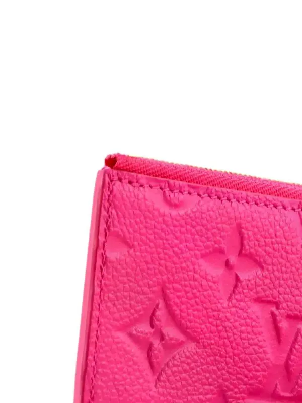 LOUIS VUITTON X Takashi Murakami Romy Monogram Multicolor And Leather Card Holder