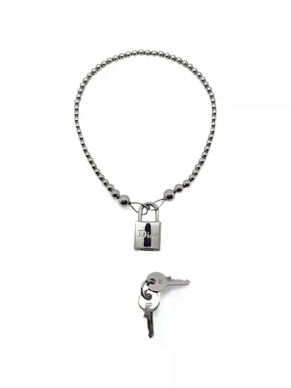 Dior 2000s Padlock Necklace