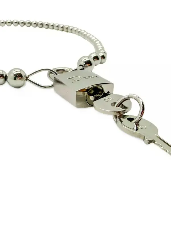 Dior 2000s Padlock Necklace