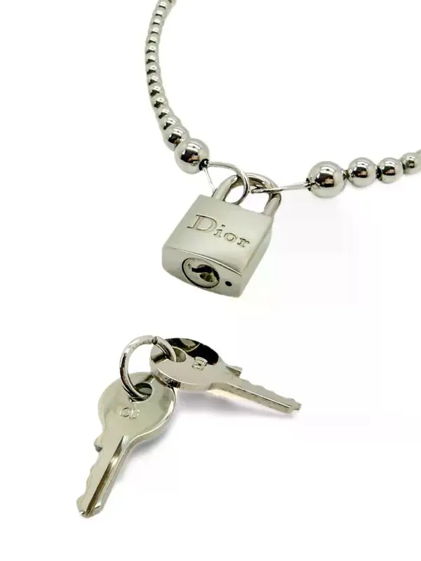 Dior 2000s Padlock Necklace