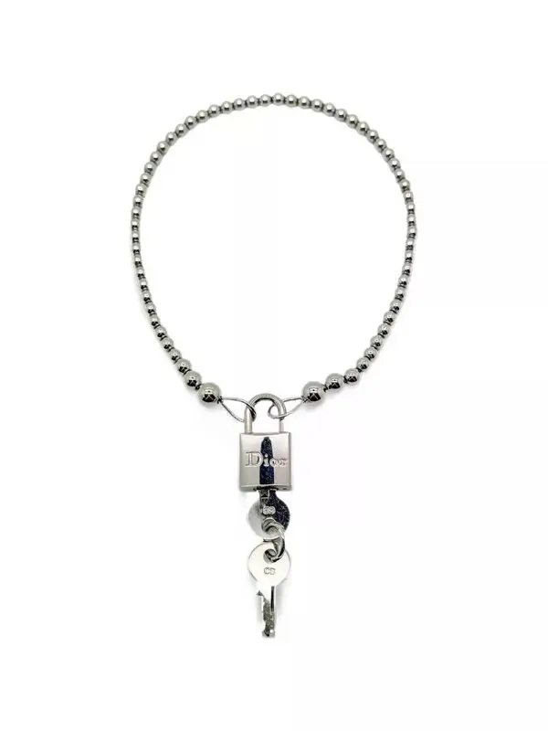 Dior 2000s Padlock Necklace