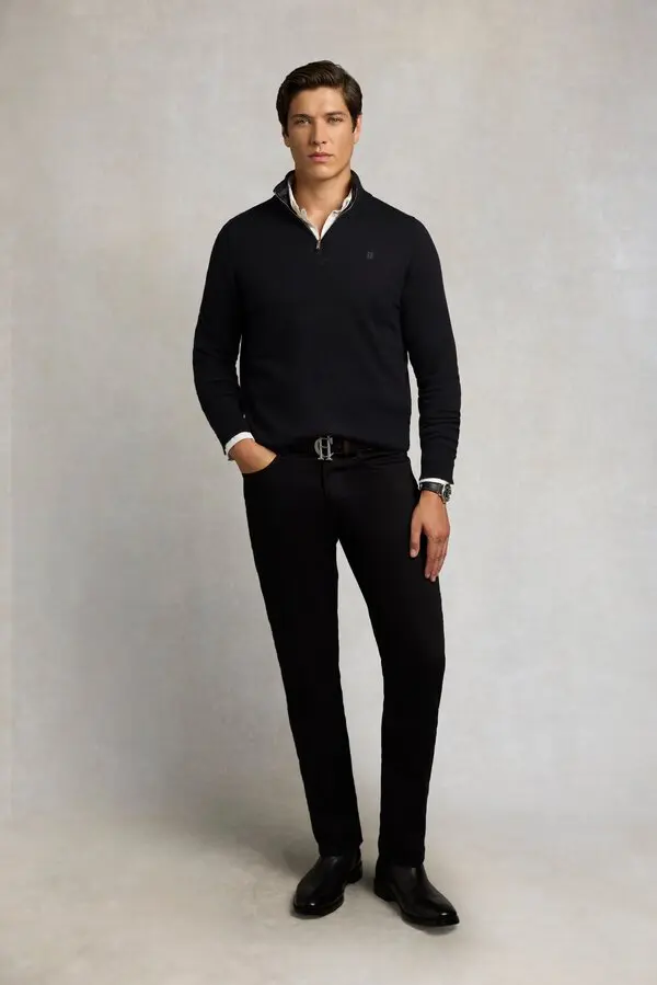 Holland Cooper Fine Quarter Zip Knit