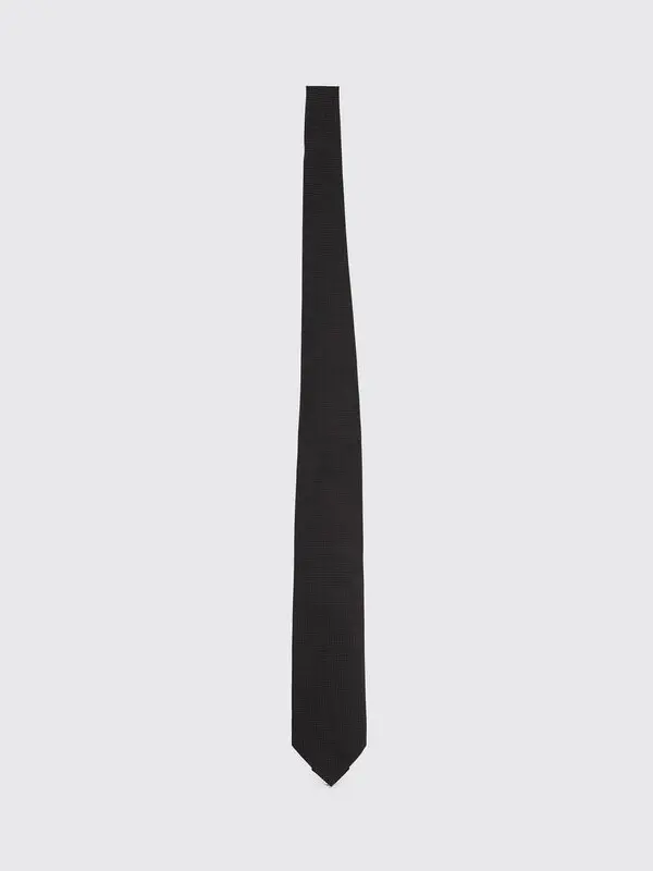 TOM FORD Classic Polka-dot Tie In Pure Silk With Logo Keeper Loop