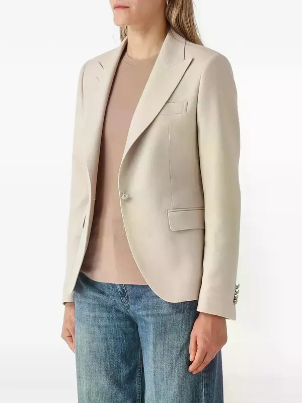 Tagliatore Single-breasted Peaked-lapels Blazer