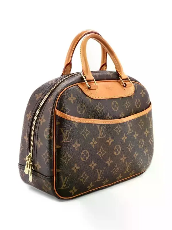 LOUIS VUITTON Trouville Handbag Monogram Canvas Satchel
