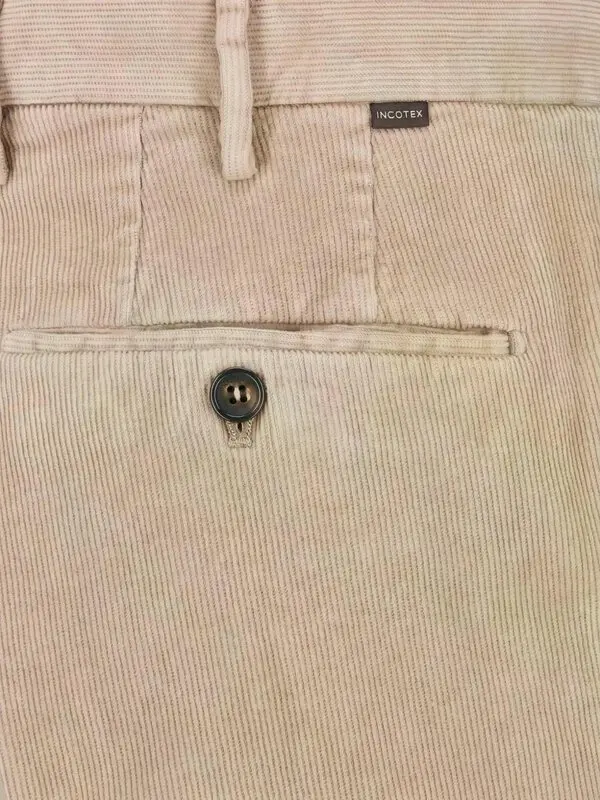 Incotex Pleated Corduroy Trousers