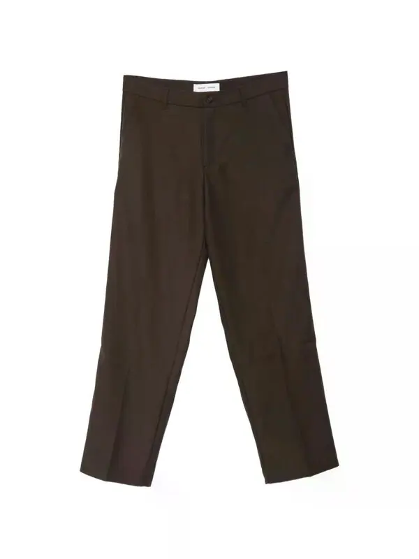 Samsøe Samsøe Noah Pressed-crease Tailored Trousers - Brown