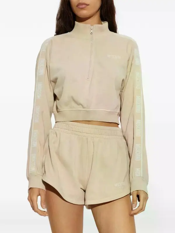 Moschino Garment-dyed Cotton Sweatshirt