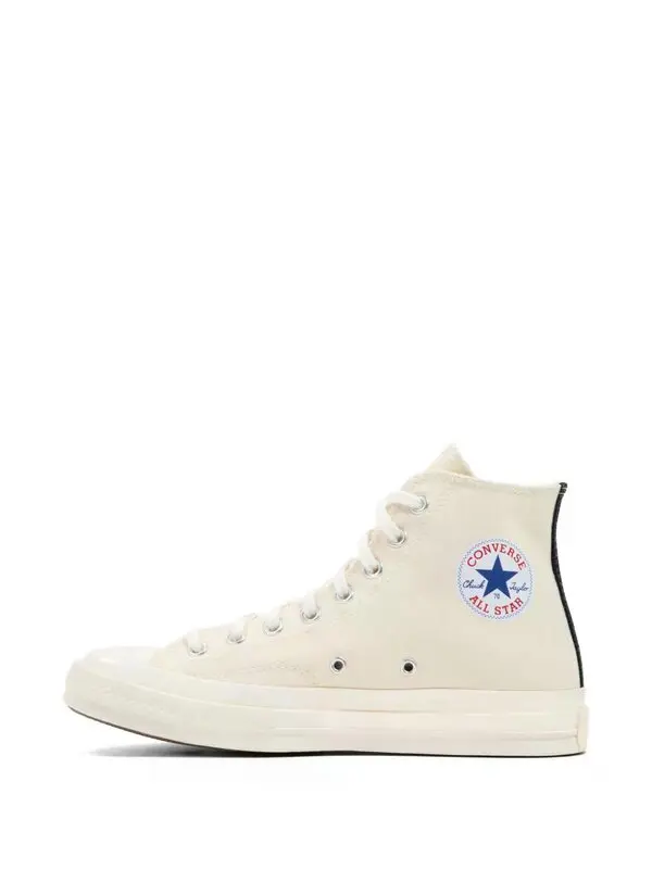 Play Comme Des Garcon X Converse Chuck 70 Heart-print Sneakers