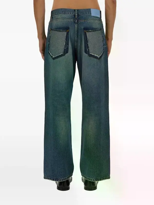 3.PARADIS Freedom Doves Straight-leg Jeans