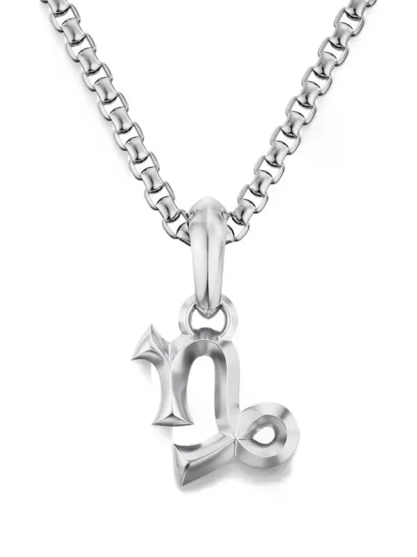David Yurman Capricorn Amulet Pendant - Silver