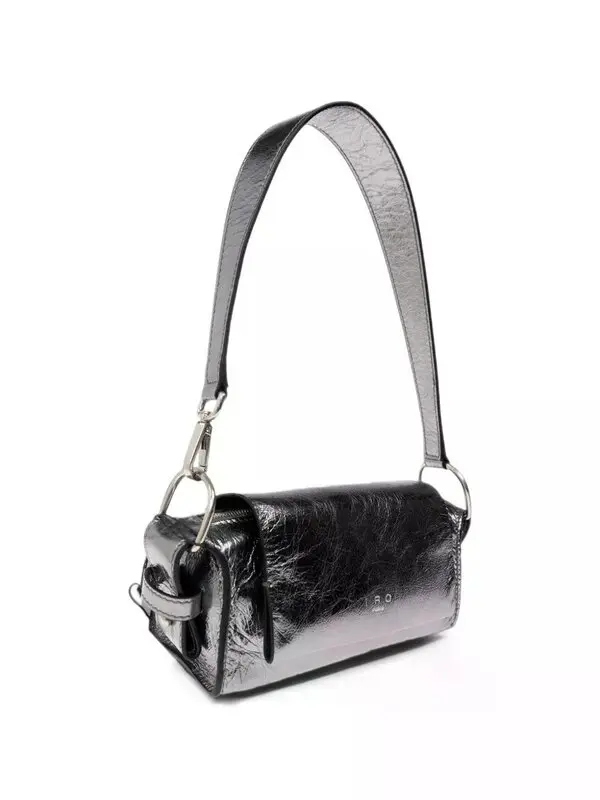 IRO PARIS Loop Metallic Leather Shoulder Bag