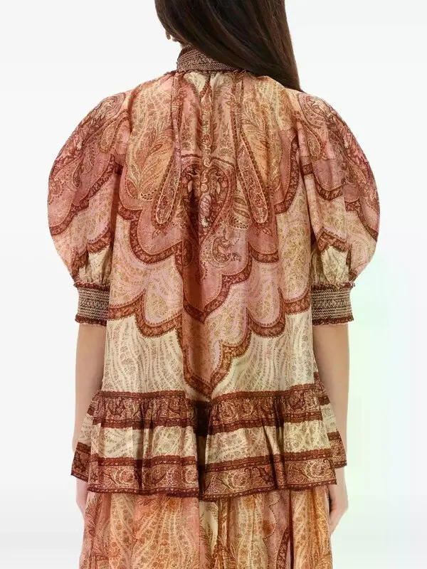 Zimmermann Wanderlust Ruffle Blouse