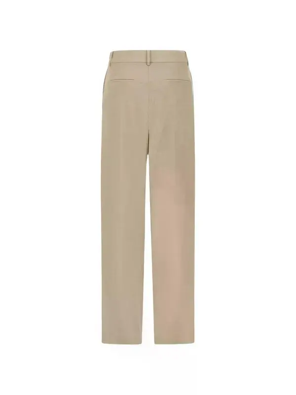 Herno Resort Wide-leg Trousers - Neutrals
