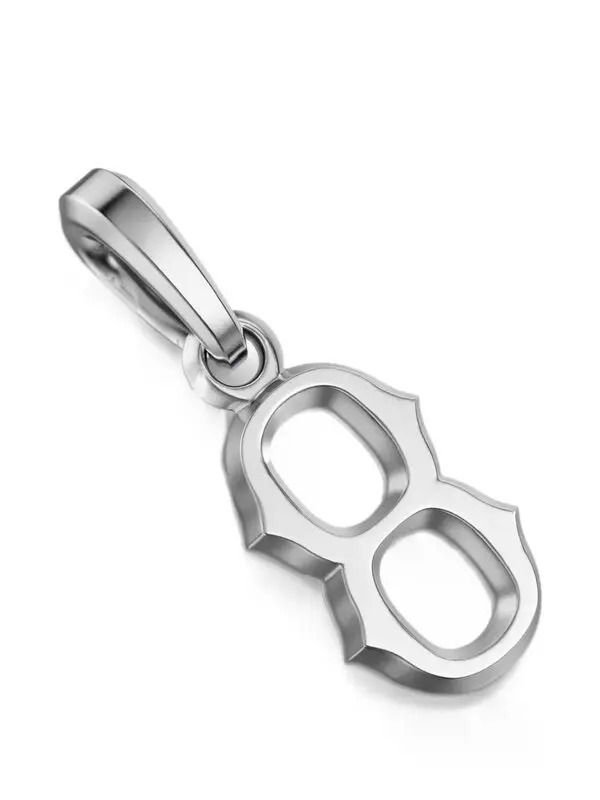 David Yurman Number Eight Amulet Pendant - Silver