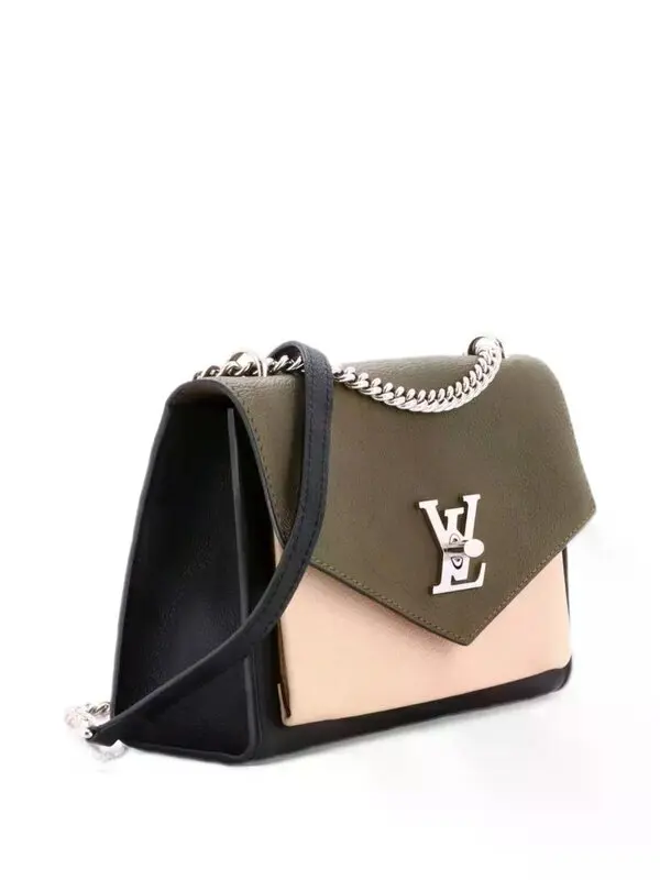 LOUIS VUITTON Mylockme Handbag Leather Bb Crossbody Bag