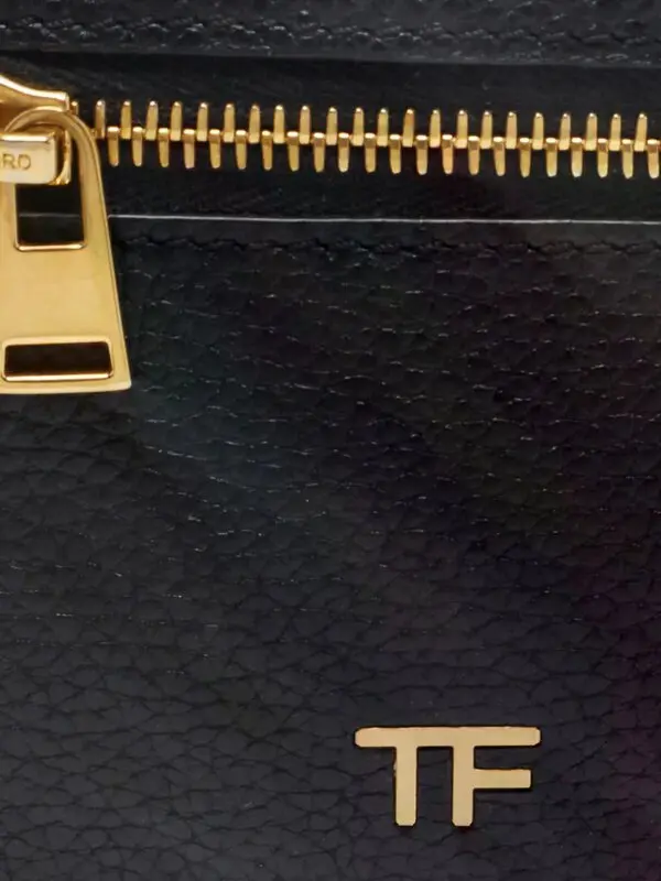 TOM FORD T-line Leather Card Holder