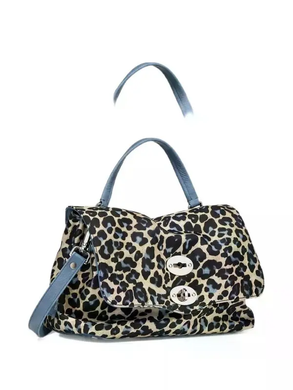 ZANELLATO Small Postina Leopard-print Tote Bag