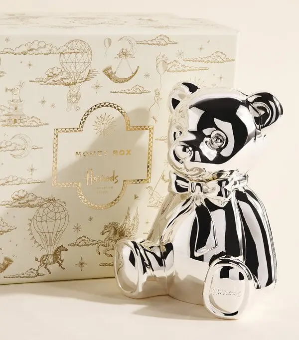 Harrods Christening Teddy Bear Money Box
